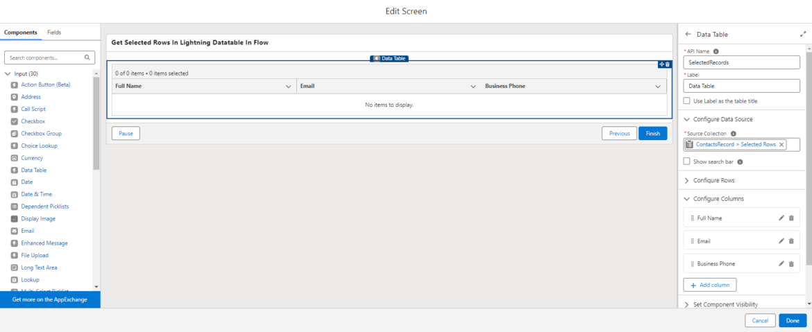 Step By Step Guide To Handling Selected Rows In Lightning Datatable